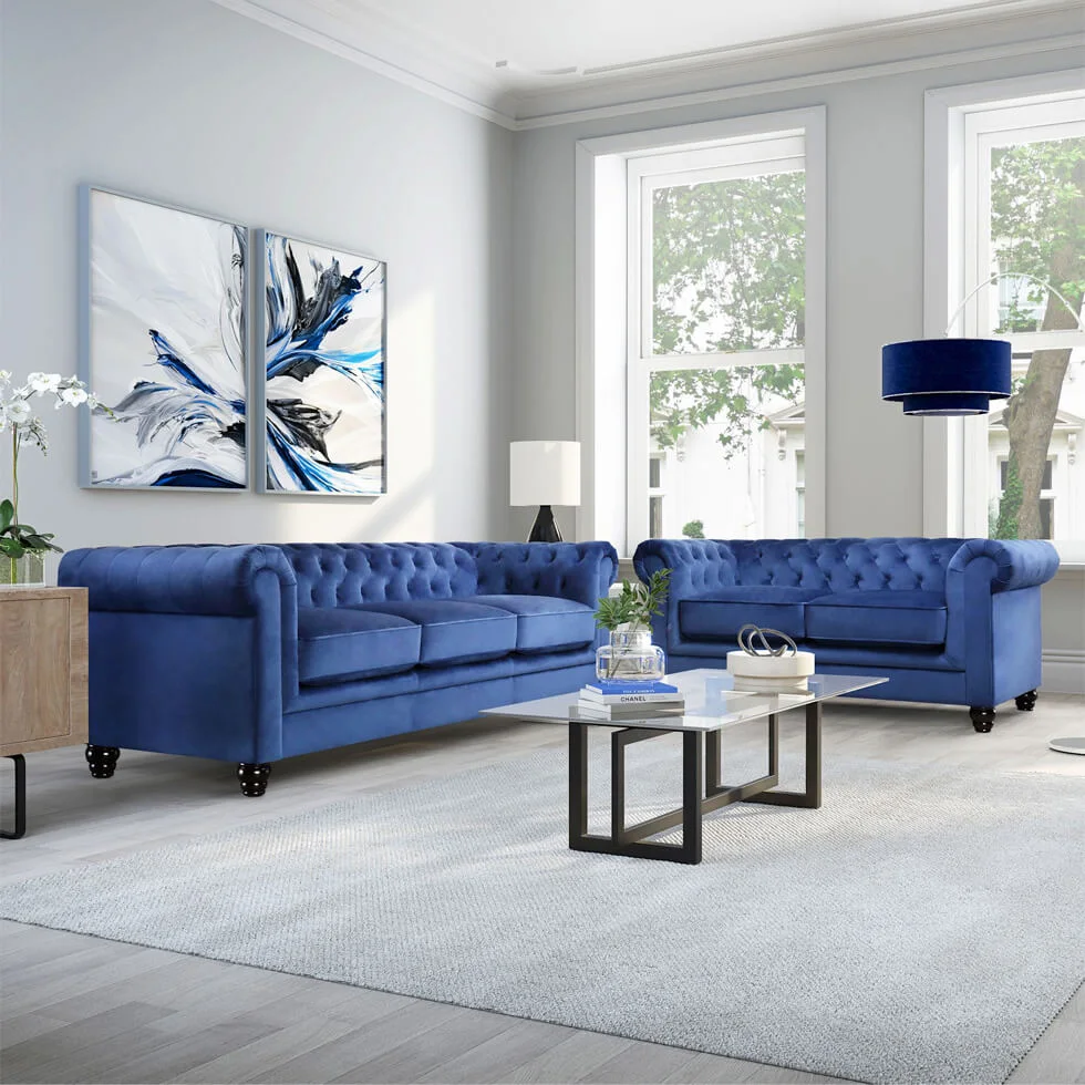 10 Ways To Style Your Grey And Blue Living Room | Furniture & Choice