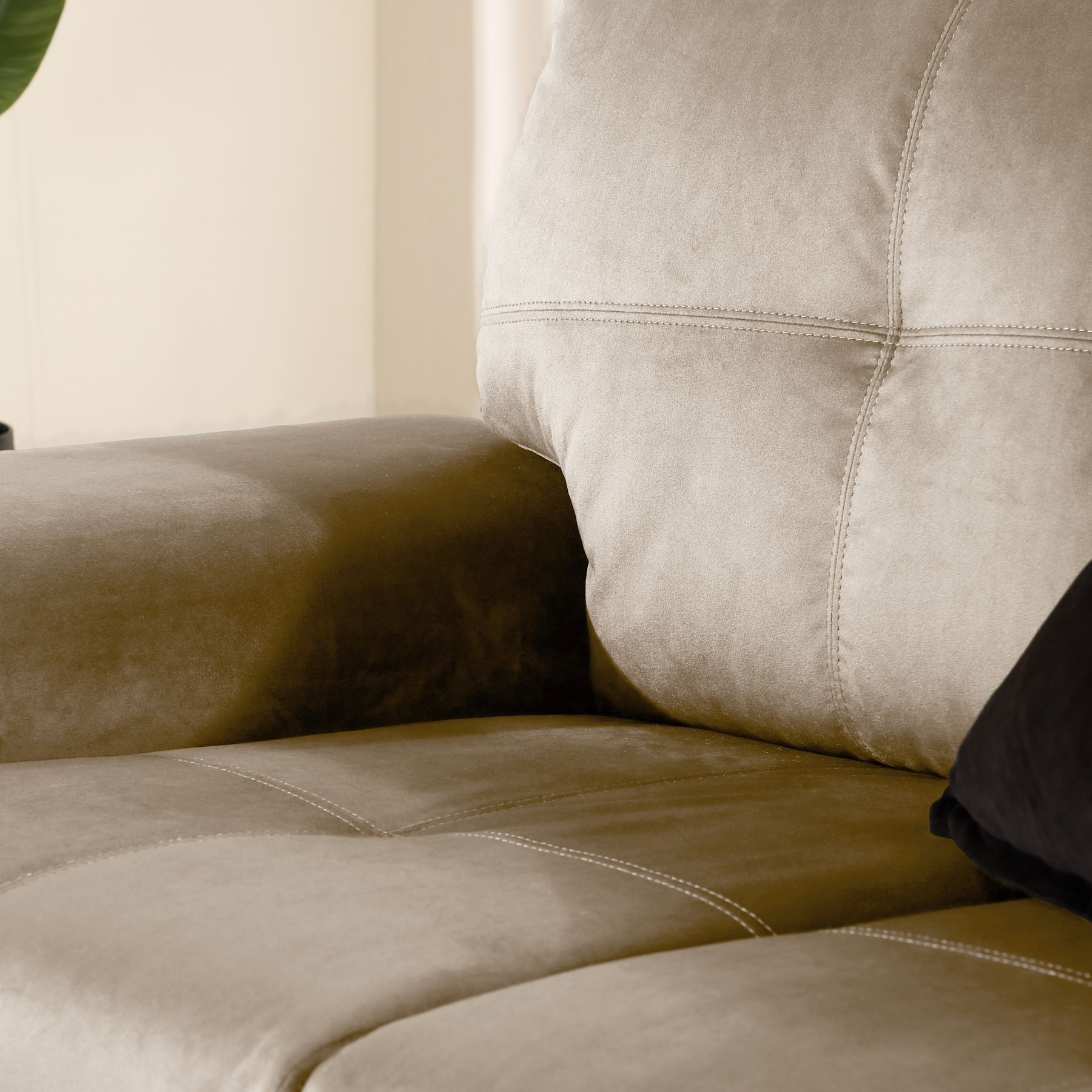 Kansas 3+2 Seater Sofa Set, Champagne Classic Velvet Only £999.98 ...