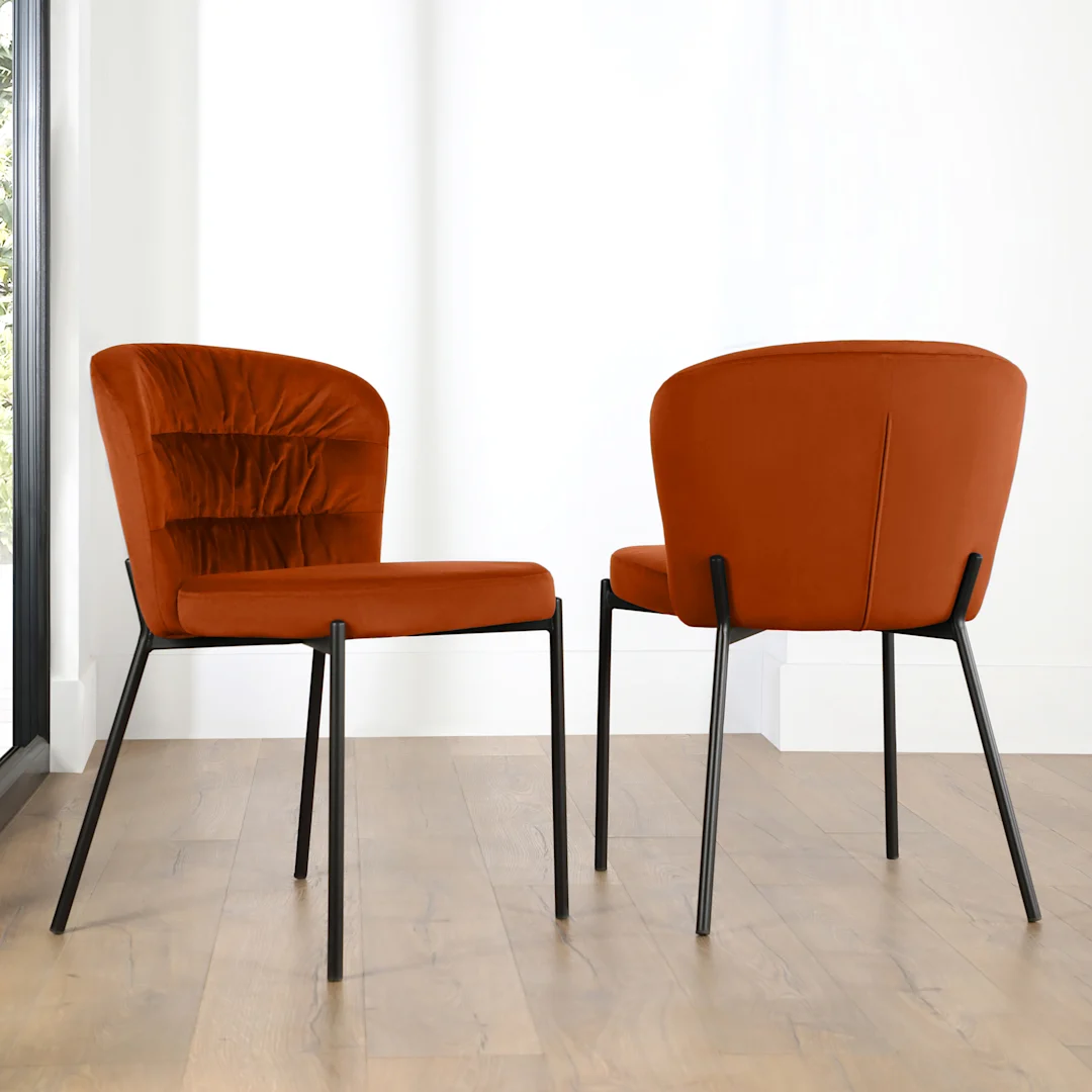 Orange Dining Chairs | Furniture & Choice