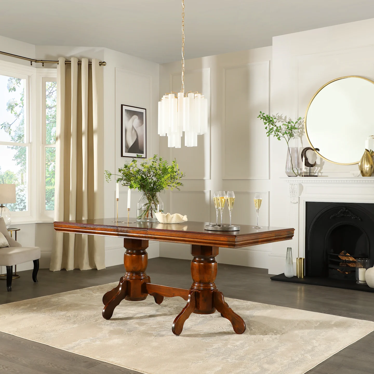 Dark Wood Dining Tables | Furniture & Choice