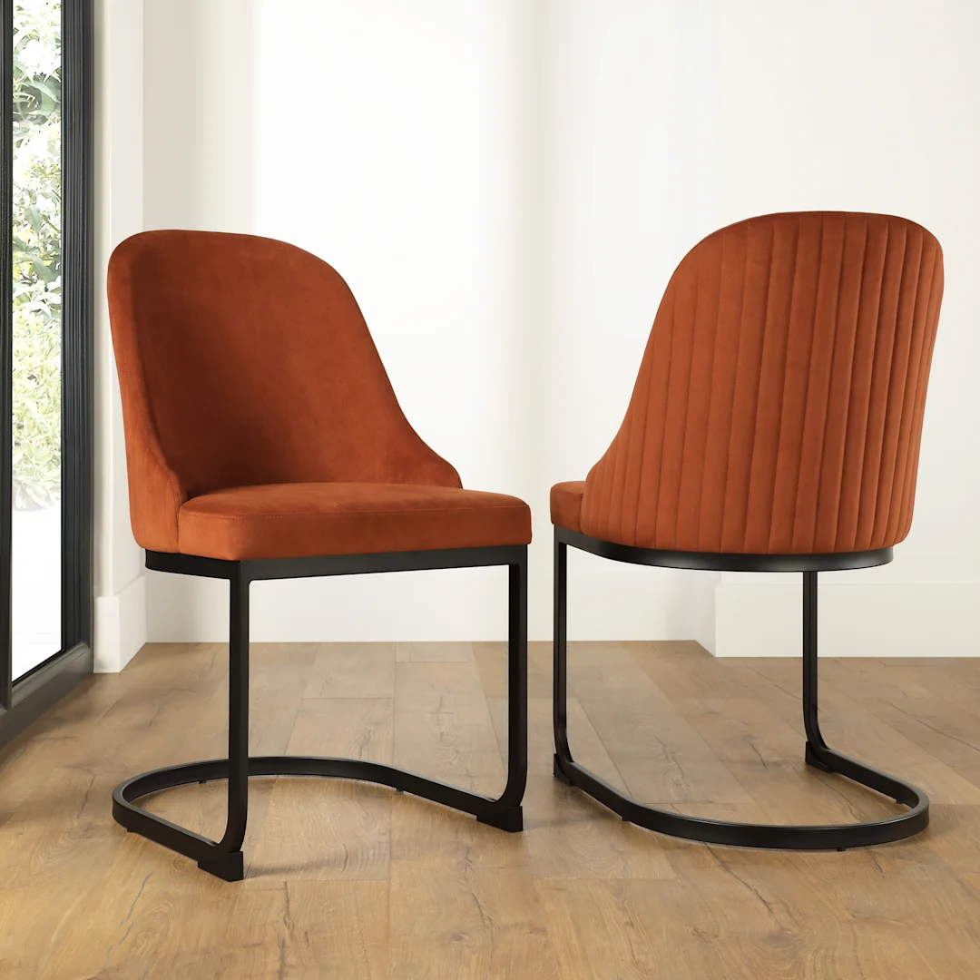 Orange Dining Chairs | Furniture & Choice