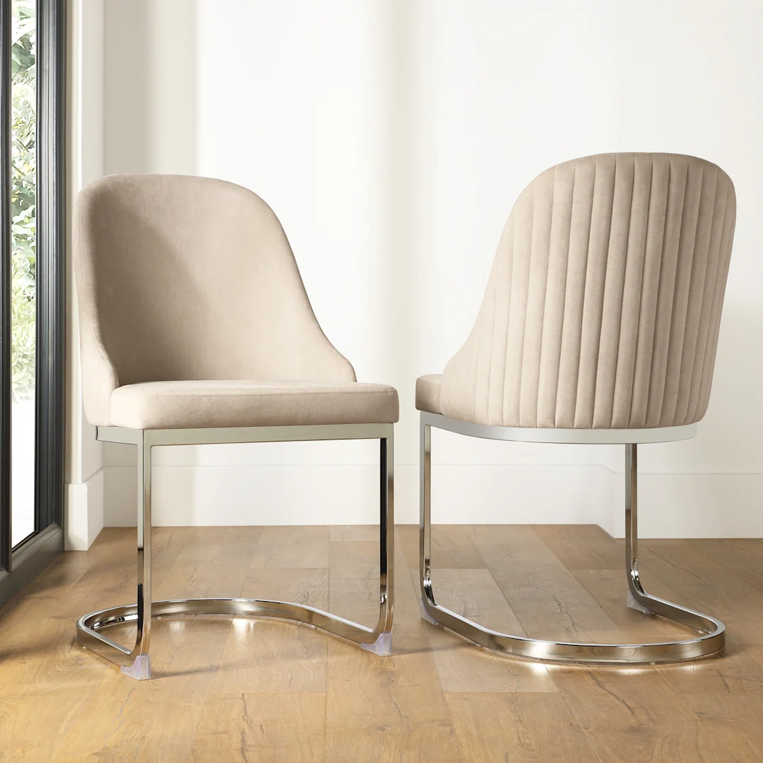 Chrome Leg Dining Chairs | Furniture & Choice