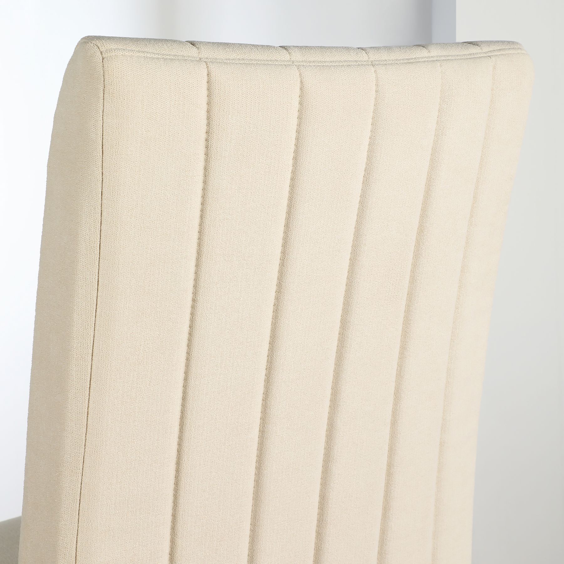Salisbury Dining Chair, Ivory Classic Plush Fabric & Natural Oak ...