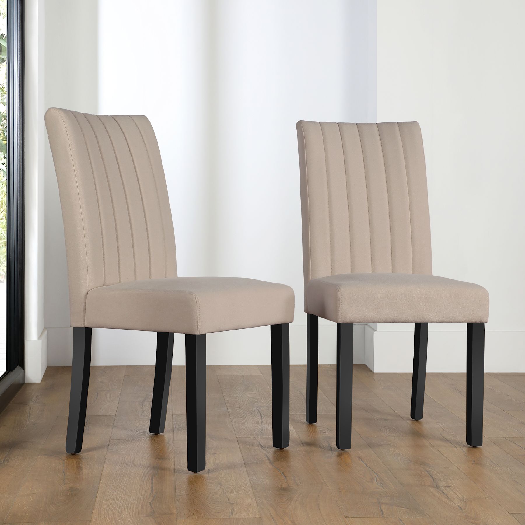 Florence Extending Dining Table & 4 Salisbury Chairs, Travertine Stone ...