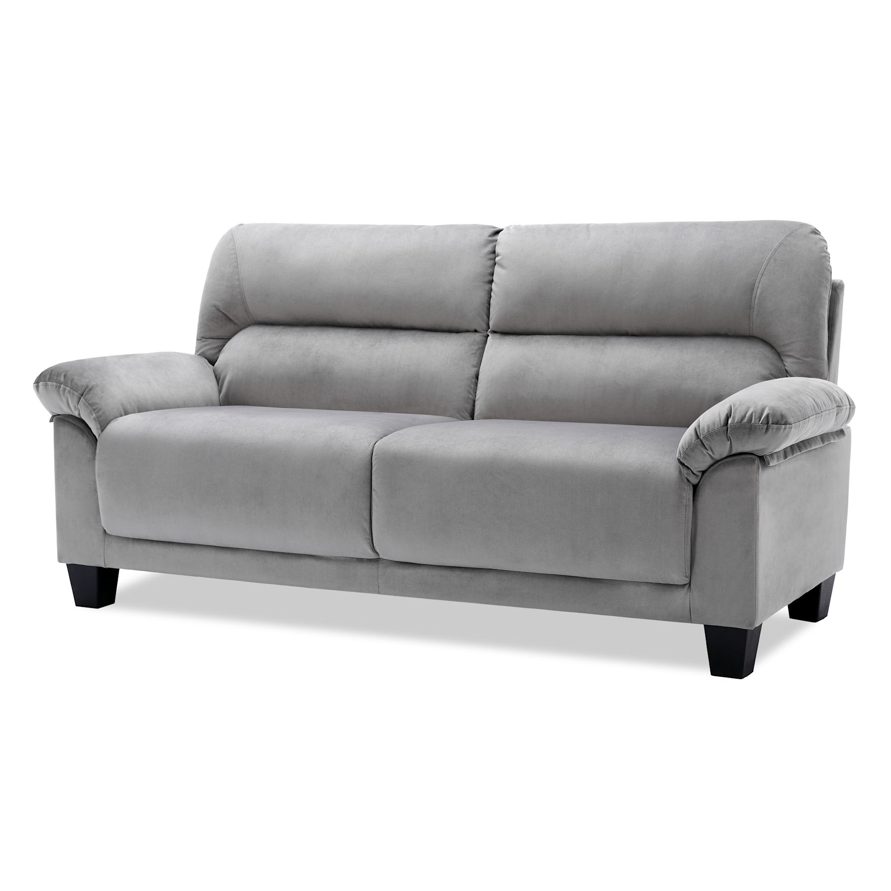 Austin Small 3 Seater Sofa, Grey Classic Velvet Only £449.99 ...