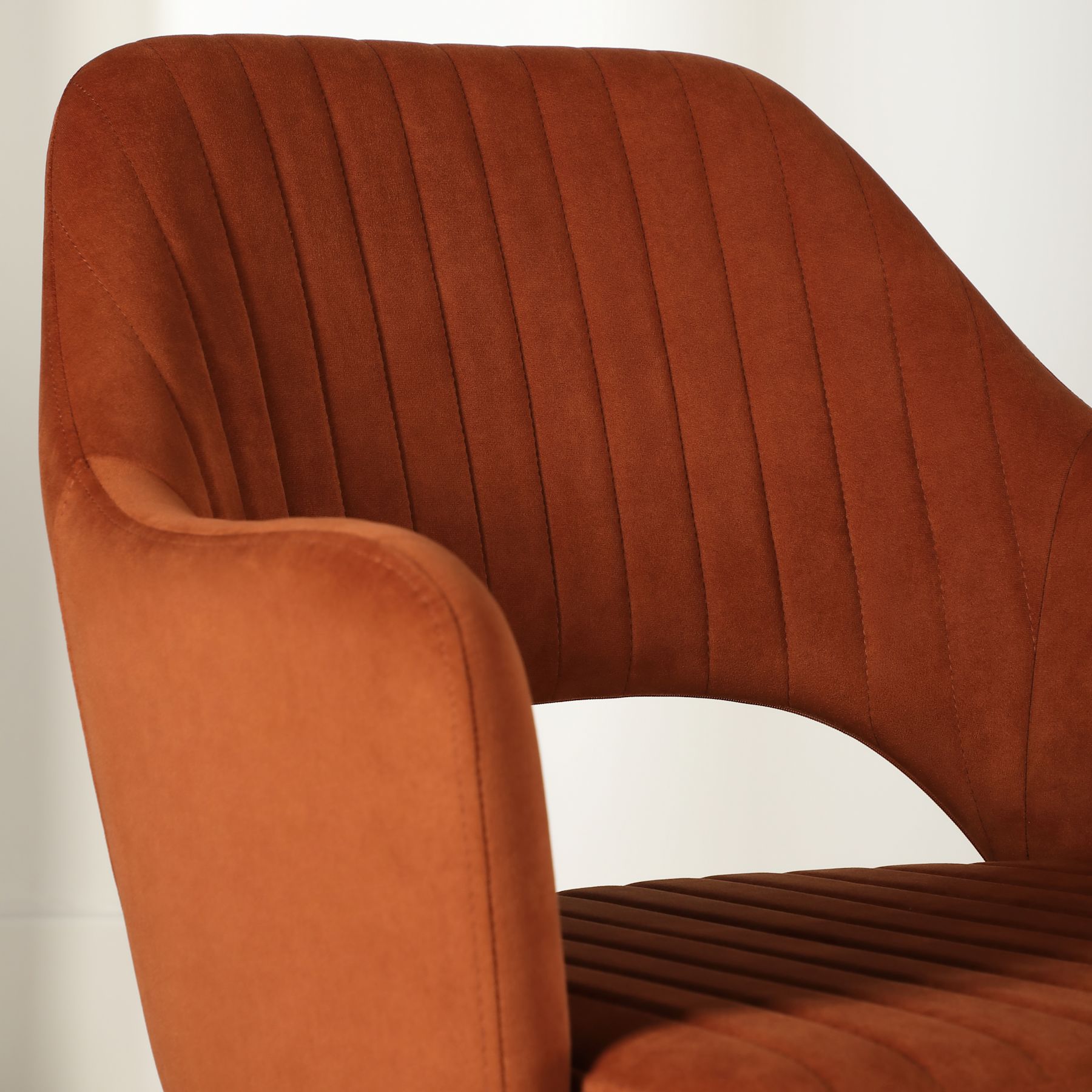 Orbit Round Dining Table & 4 Clara Chairs, Grey Marble Effect & Black ...