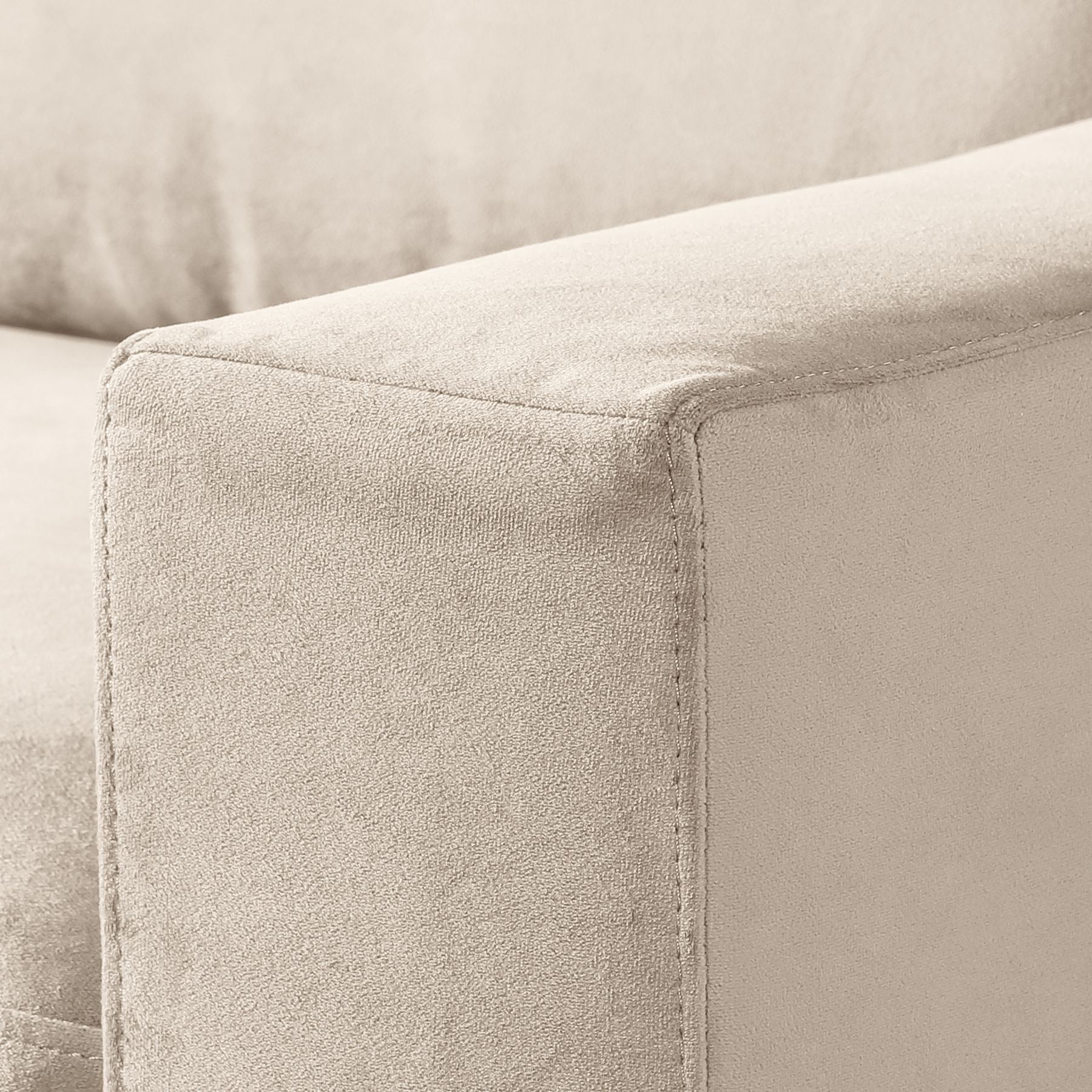 Baltimore 3+2 Seater Sofa Set, Champagne Classic Velvet Only £899.98 ...