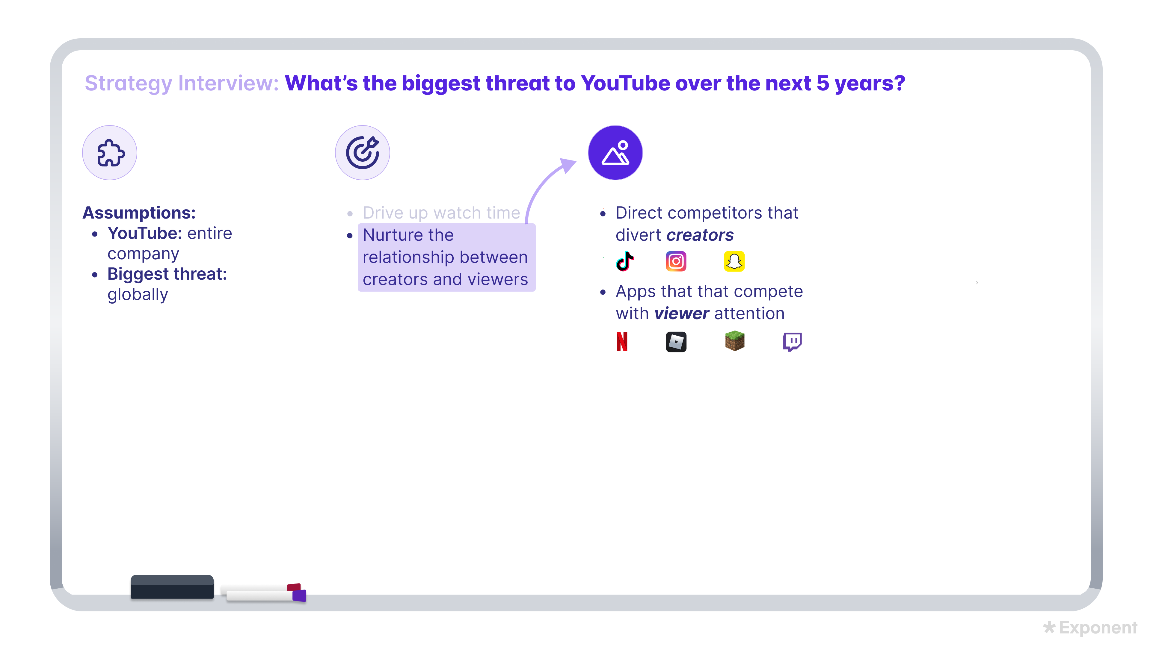 How to Answer Strategy Questions - Exponent