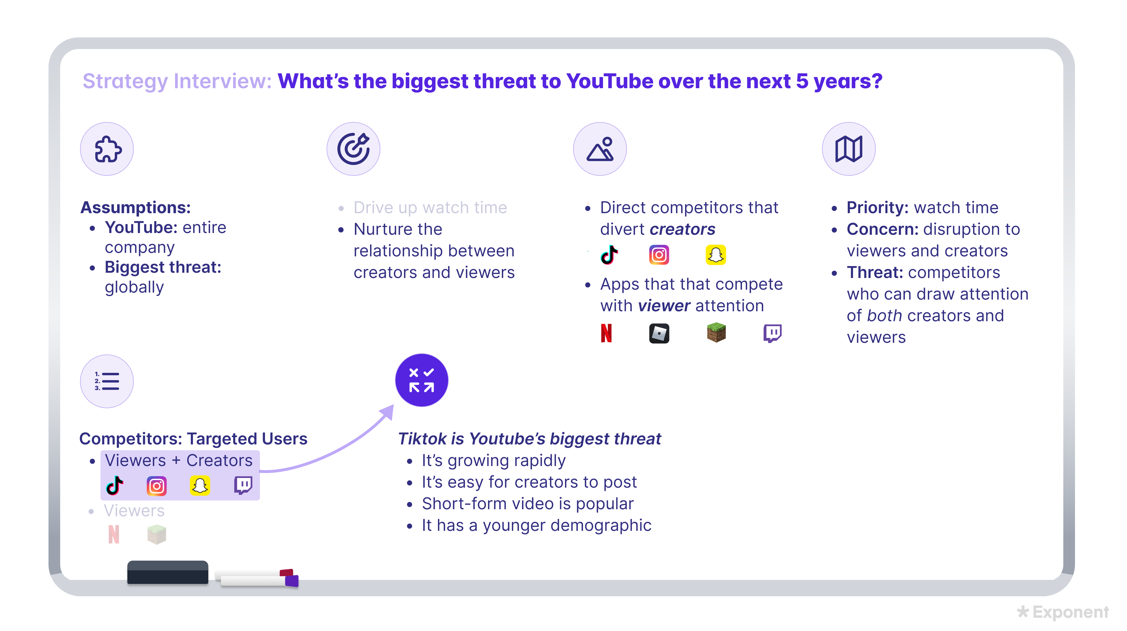 How to Answer Strategy Questions - Exponent