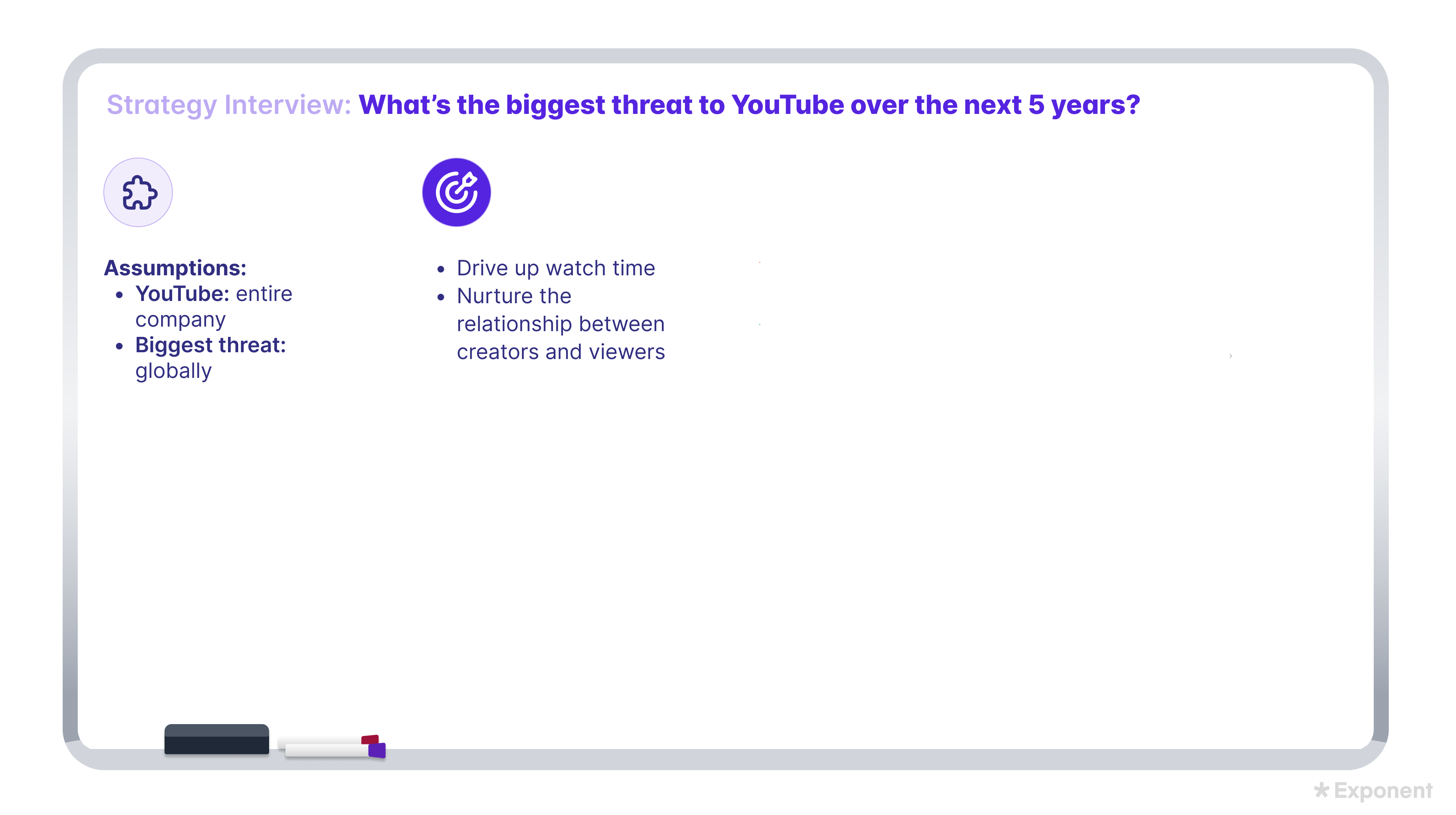 How to Answer Strategy Questions - Exponent