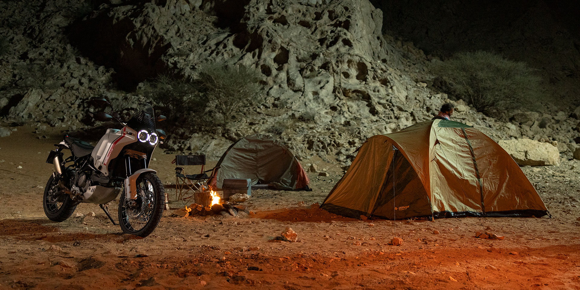 Ducati DesertX, Charly Sinewan's new bike