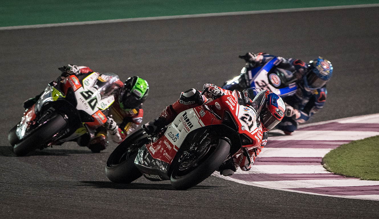 Rinaldi thirteenth in race 1 at Losail