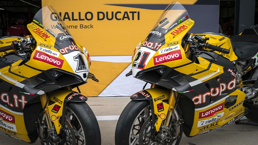 Ducati's Yellow in Racing - Ducati Heritage