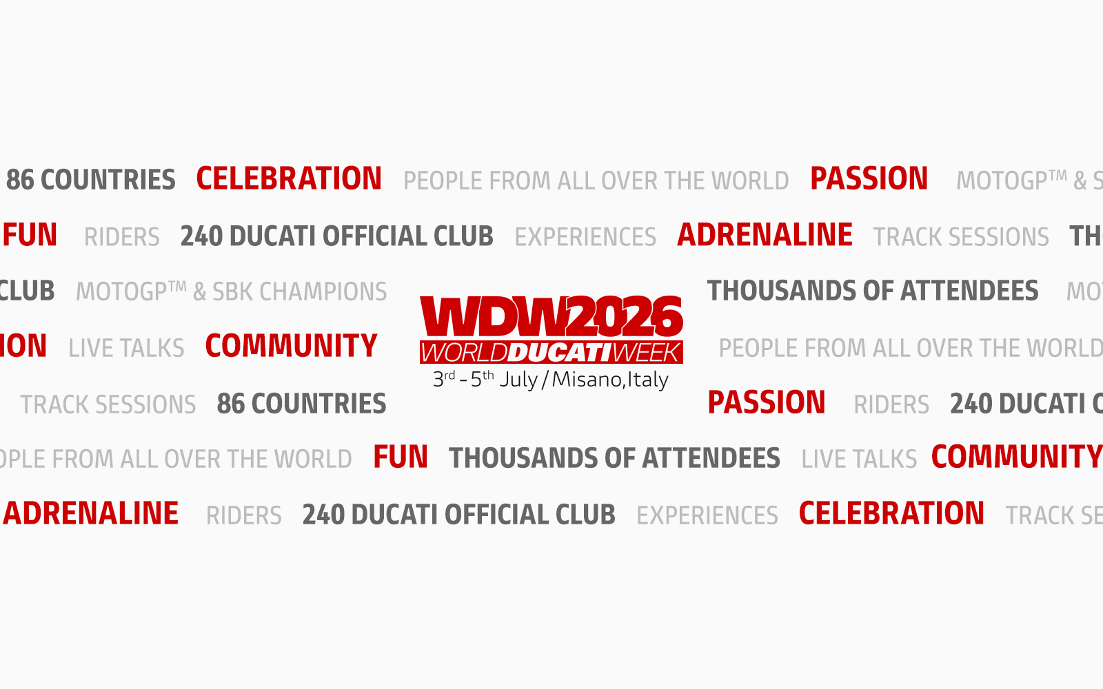 World Ducati Week | WDW 2026