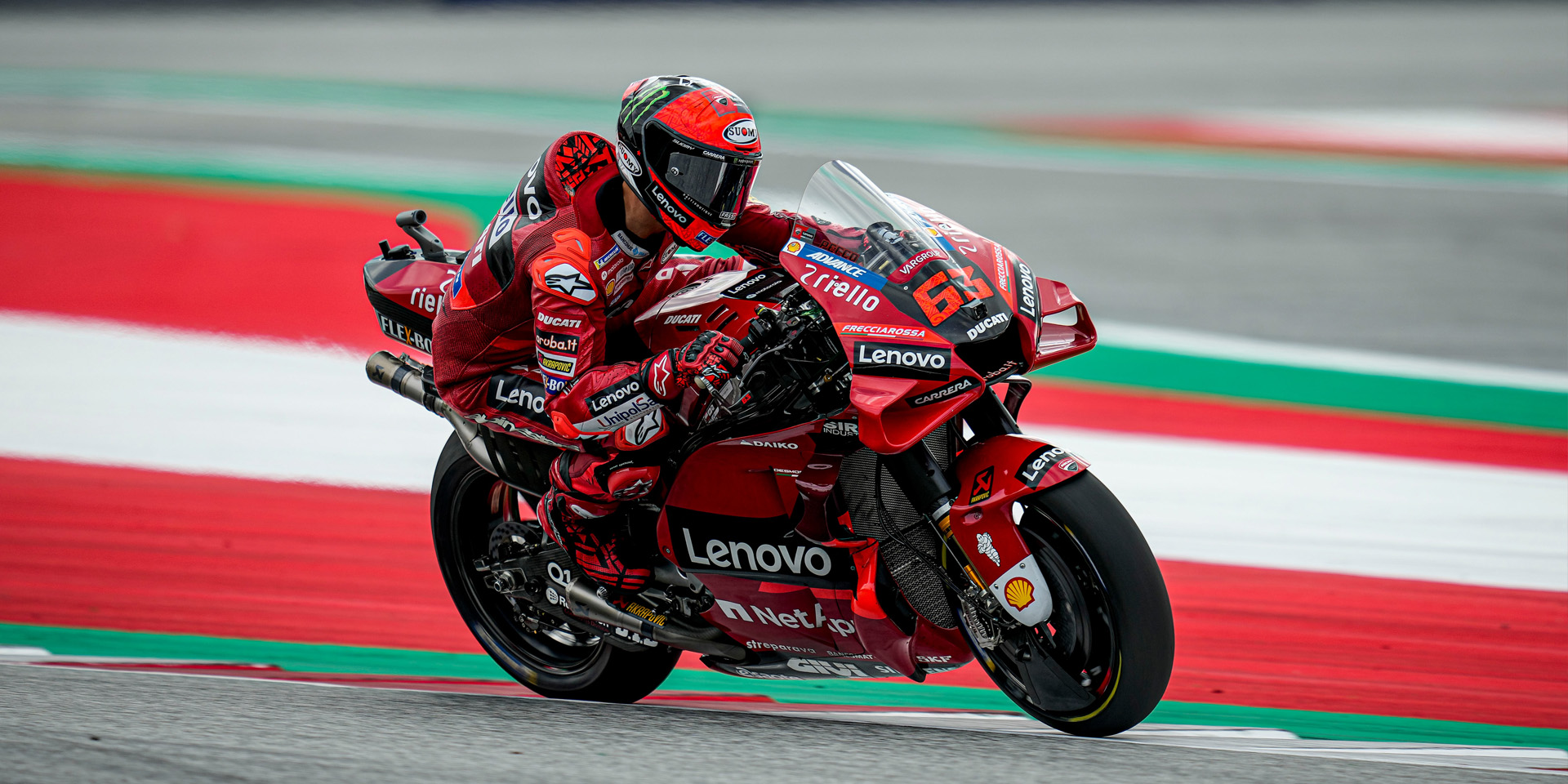Ducati front row lockout in the Austrian GP with Bagnaia second, Miller ...