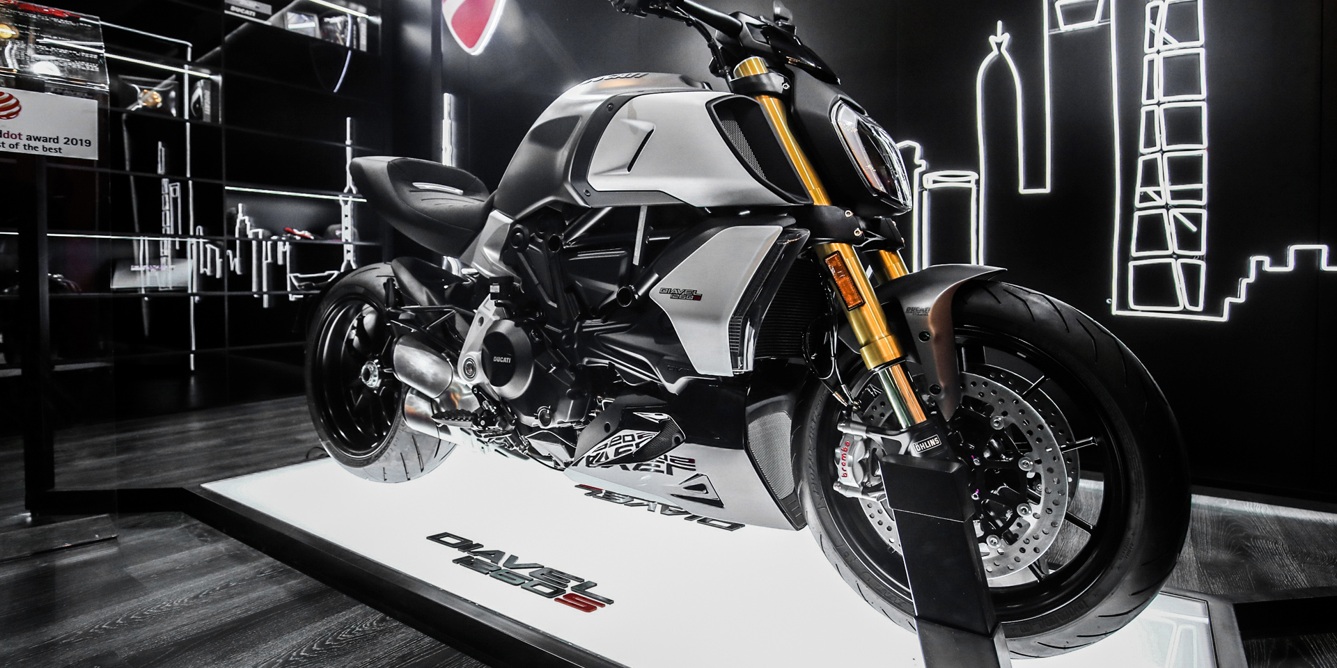 Ducati Diavel 1260 presented in China at Salone del Mobile.Milano Shanghai