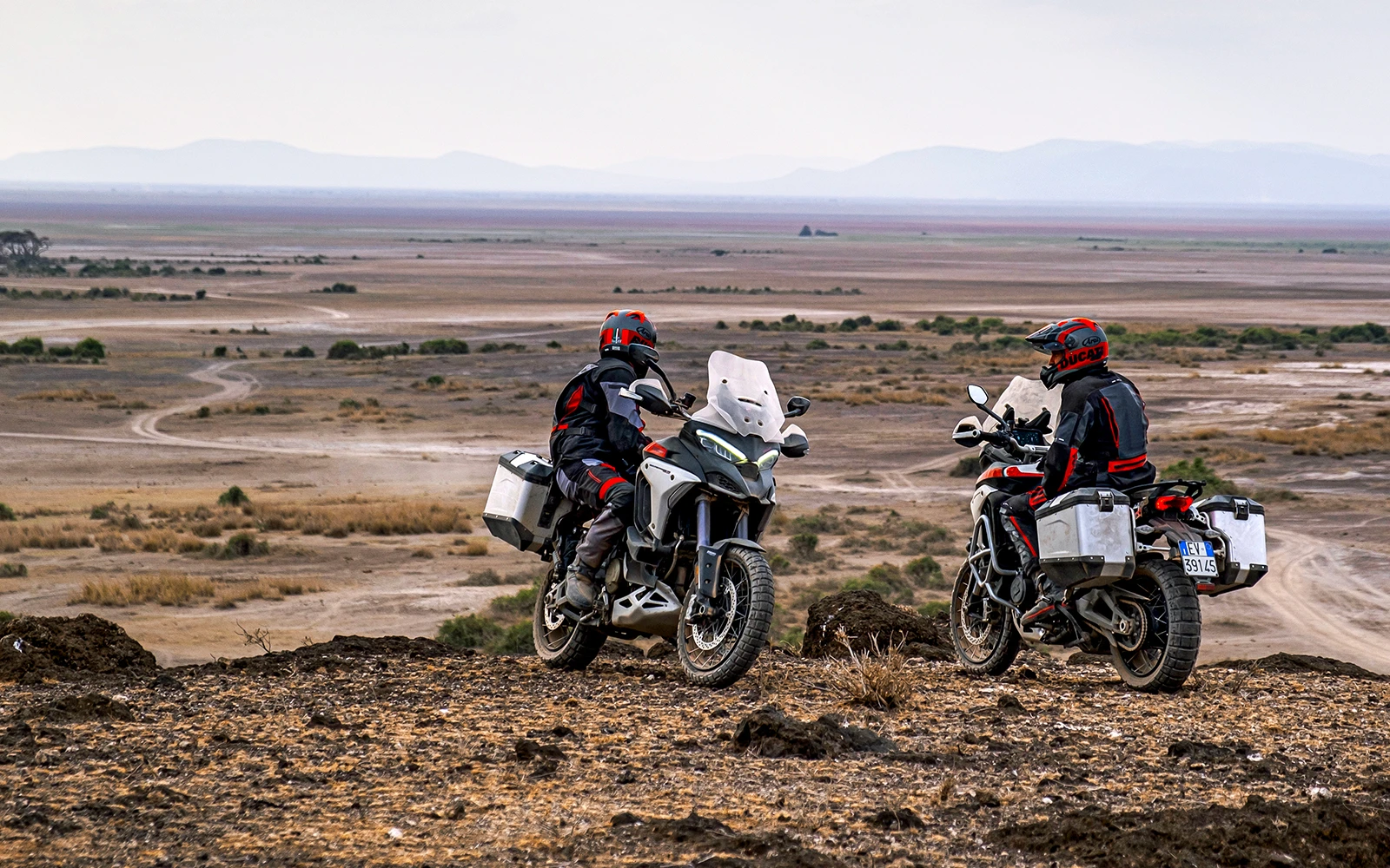 Adventure riding into the off-road Kenya