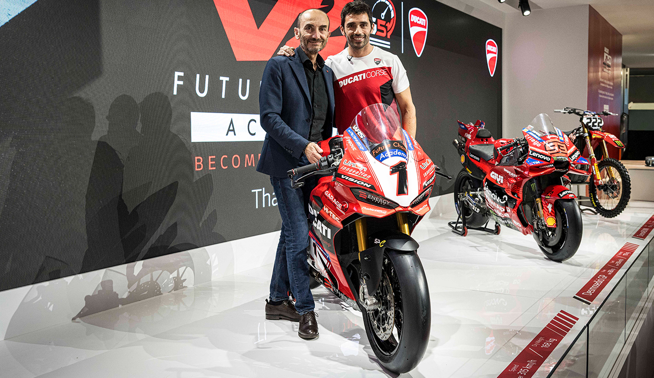 V2 Ducati Future Champ Academy: the sporting format for tomorrow’s talents