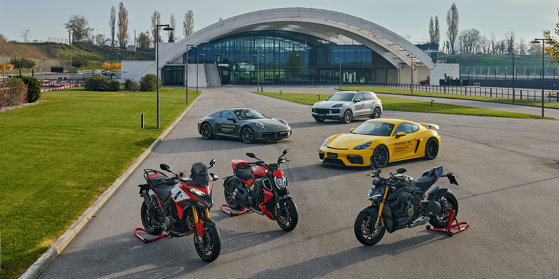 Ducati and Porsche Italy together for an unforgettable experience