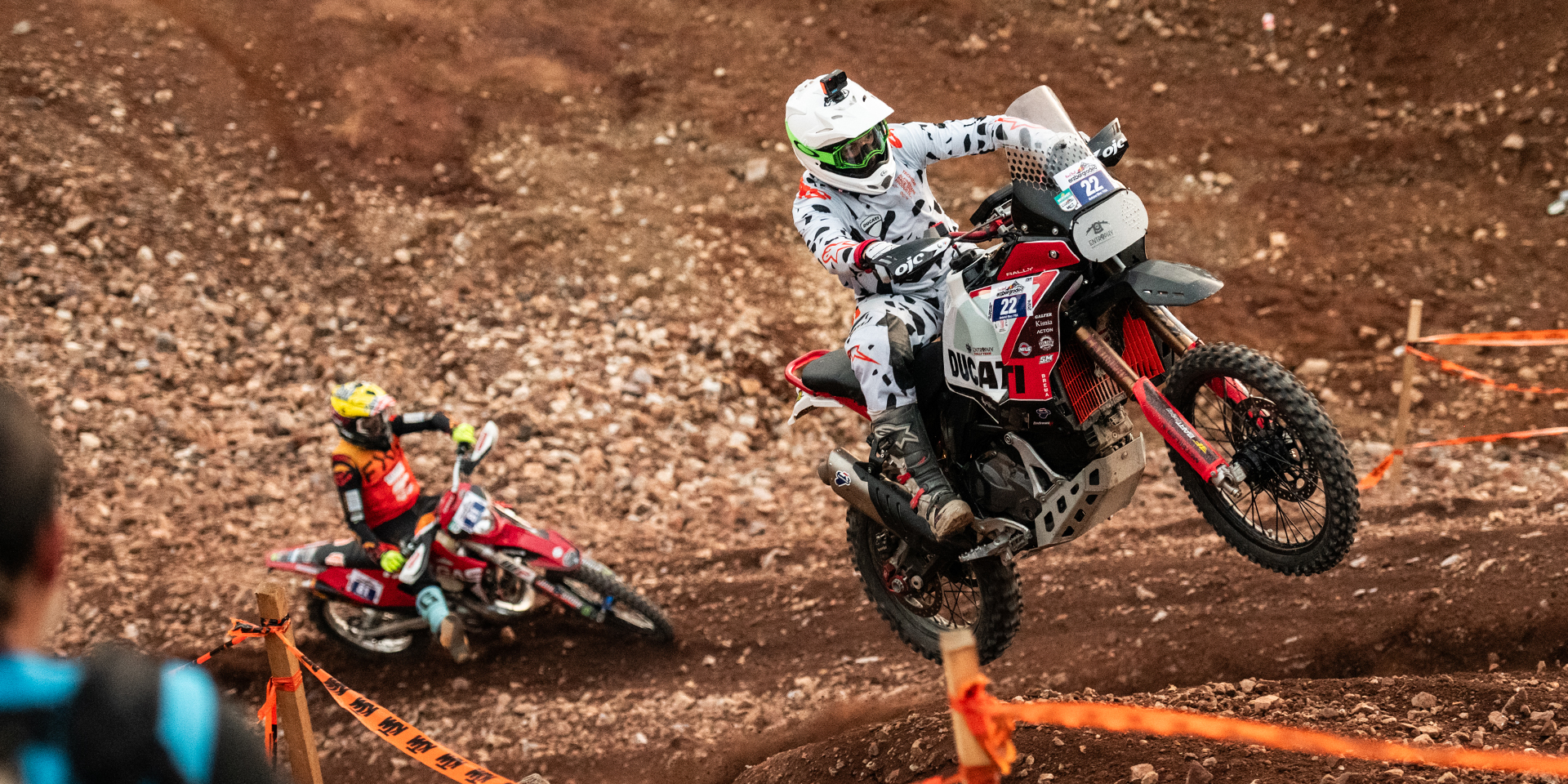 The Ducati DesertX Rally wins the Iron Road Prologue again at the ...