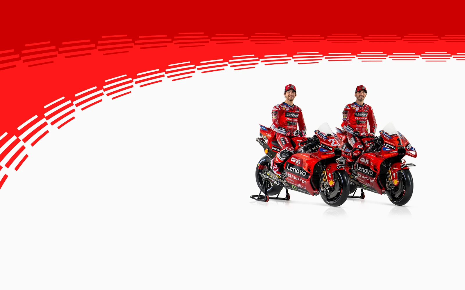 Ducati Lenovo Team 2024 - Pilotos y equipo oficial