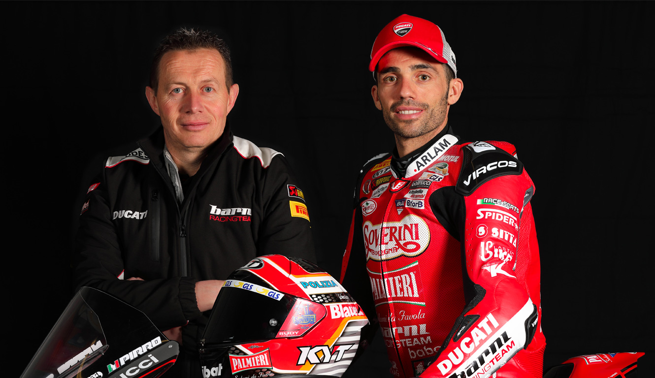 Two strikers at Misano for Barni Racing Team in WorldSBK
