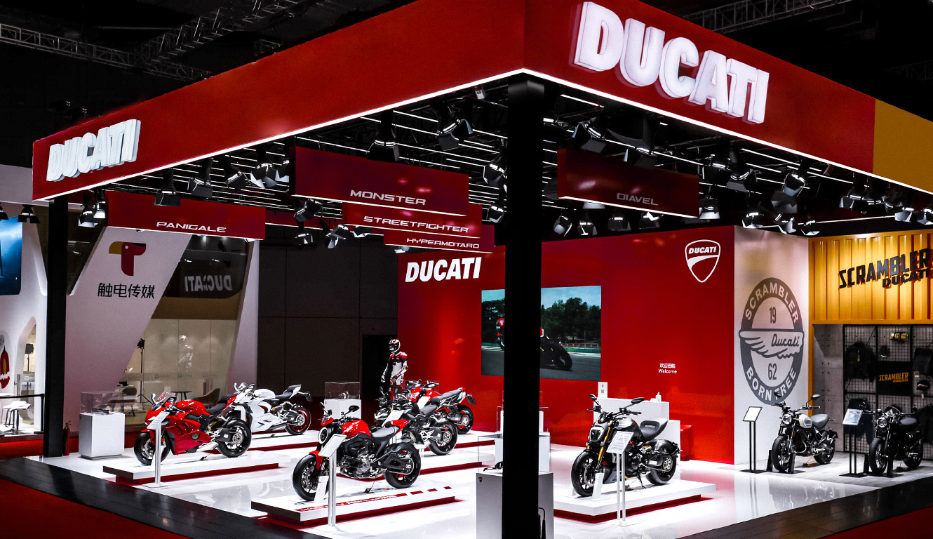 Ducati making a strong debut at Auto Shanghai 2021