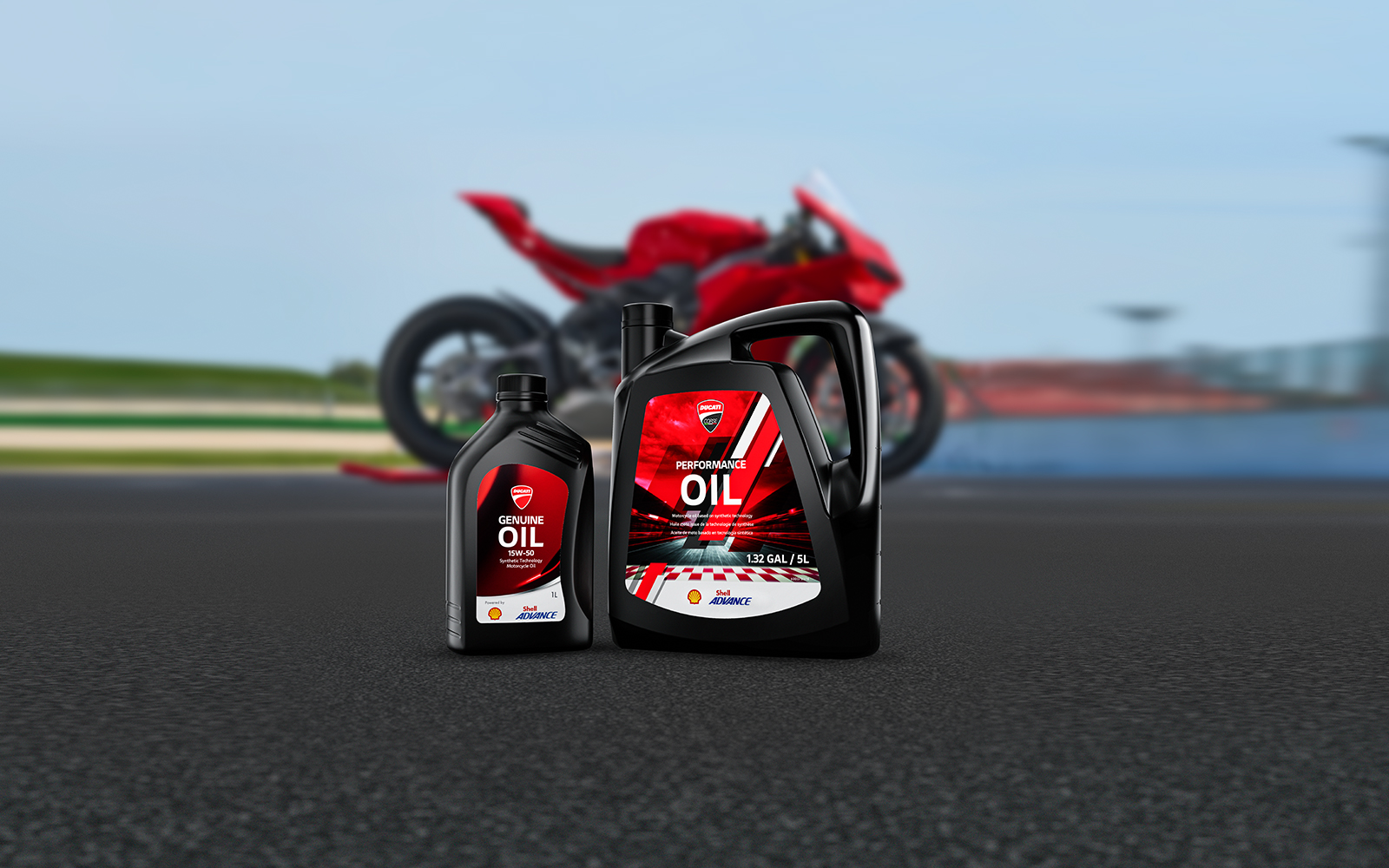 Ducati Lubricants Powered by Shell Advance - Services and Maintenance
