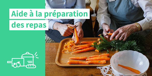Aide à la préparation des repas aux personnes âgées