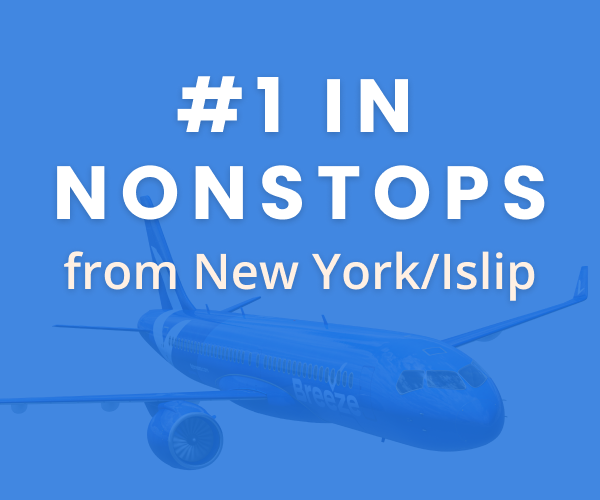 Flight Deals From Long Island / Islip, NY | Breeze Airways