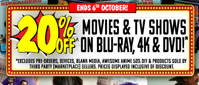 Movies + TV Shows - Deals On DVD + Blu-Ray At JB Hi-Fi