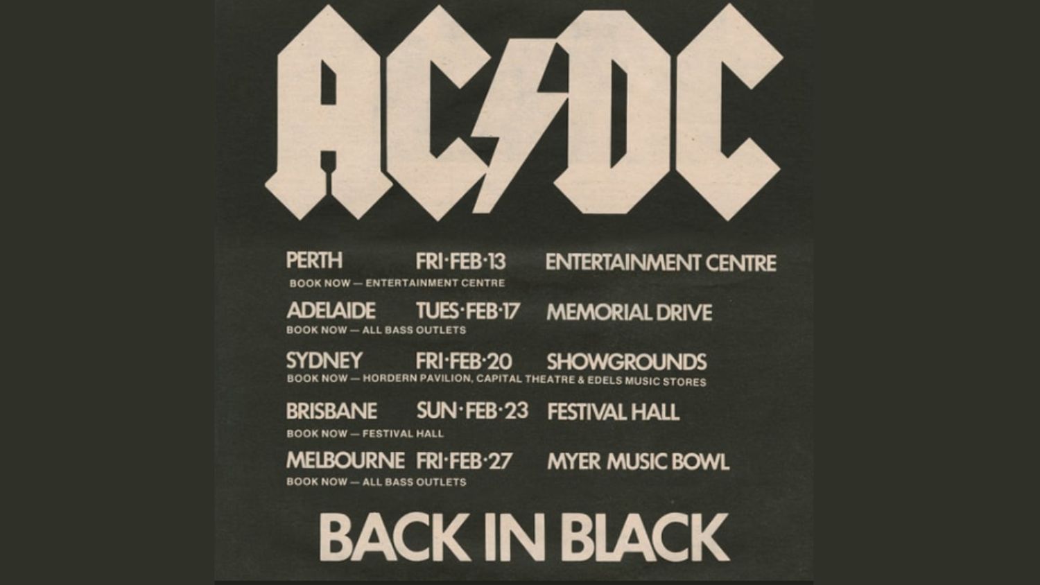 Back In Black Logo Back In Black AC/DC Tribute