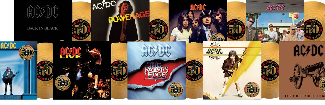 Avalanche of 'gold nugget' AC/DC vinyl reissues announced for band's 5 - JB Hi-Fi