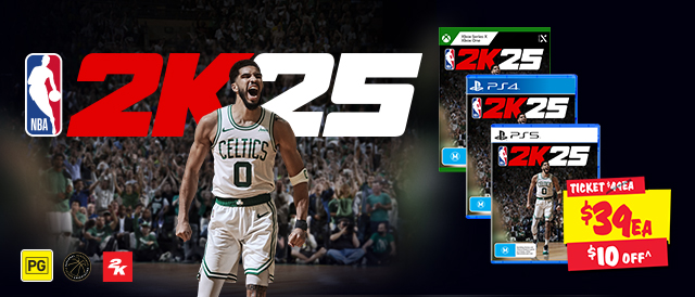 NBA 2K25 - Available on PS4, PS5, Xbox Series X & Switch - JB Hi-Fi