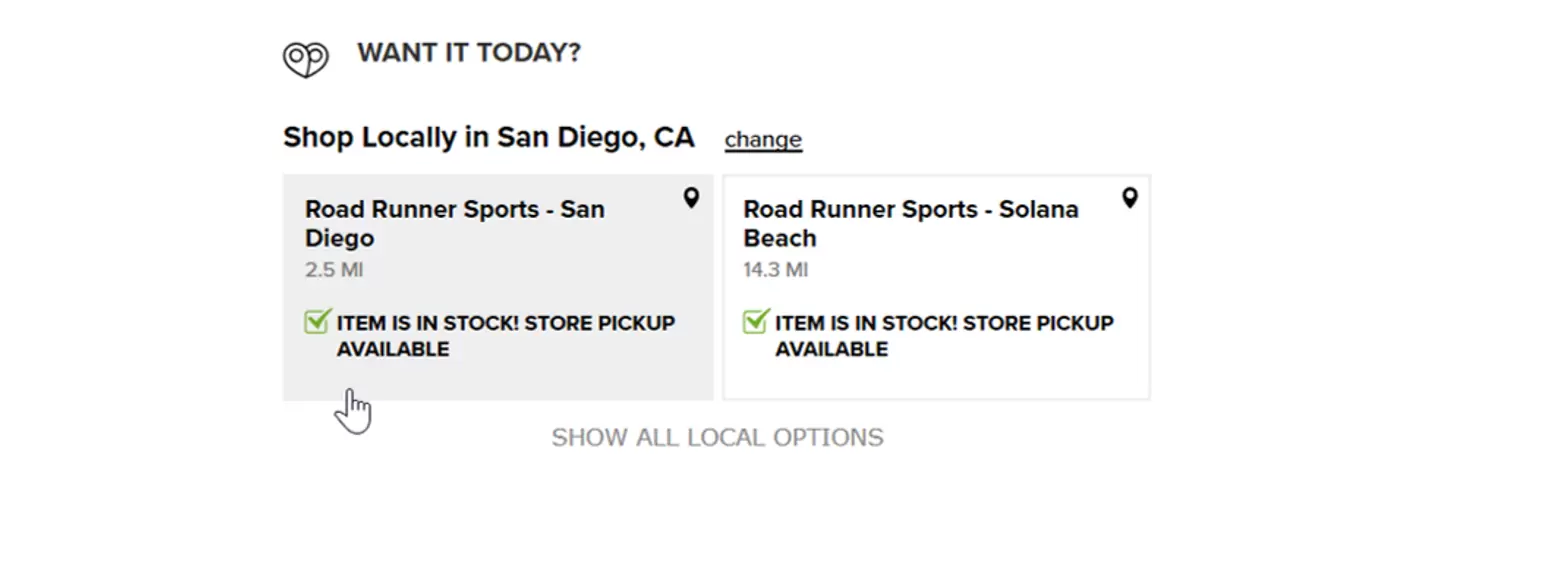 Reserve Your Running Shoes Online And Pick Up At Your Local Store ...