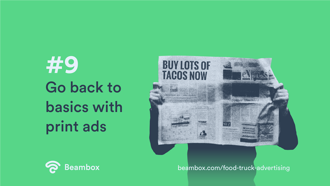 10 Excellent Ideas to Advertise Your Food Truck | Beambox