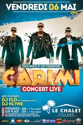 Découvrez le Groupe de Kompa: Carimi - Jumbo Car Martinique [2024]