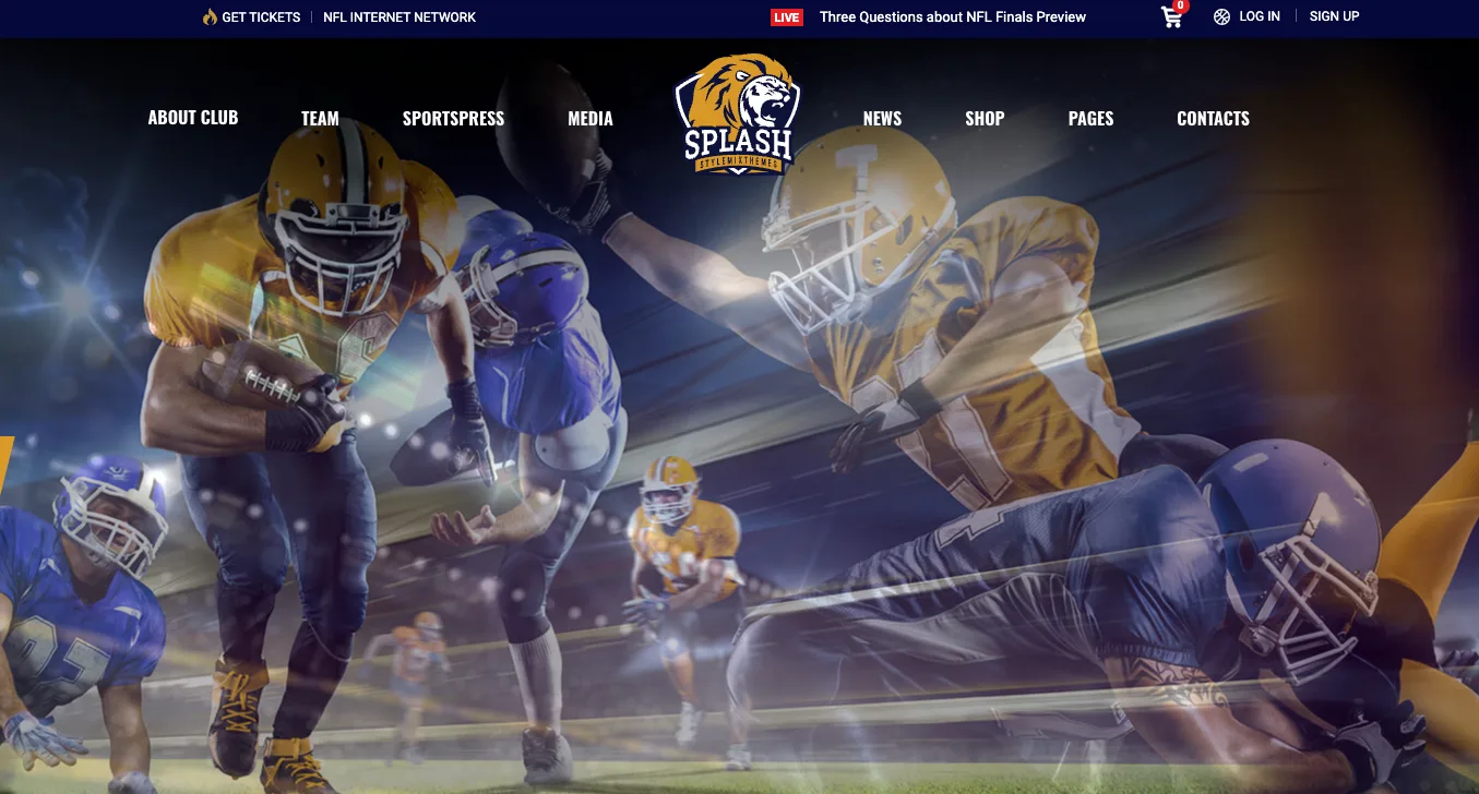 The 7 Best Football Website Templates (2025) | Jersey Watch