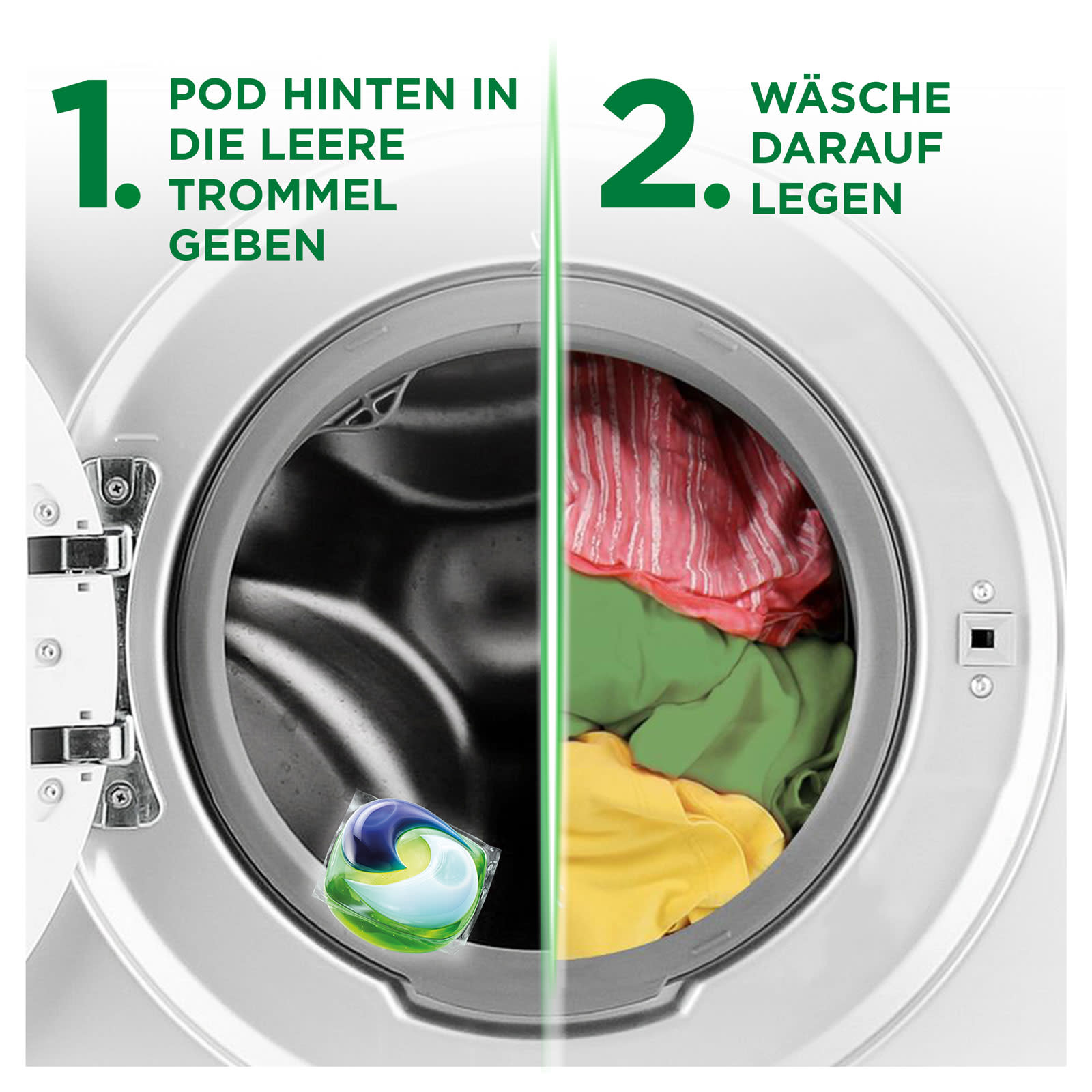 Ariel All-in-1 PODS Universalwaschmittel – tiefensauber podden – Ariel