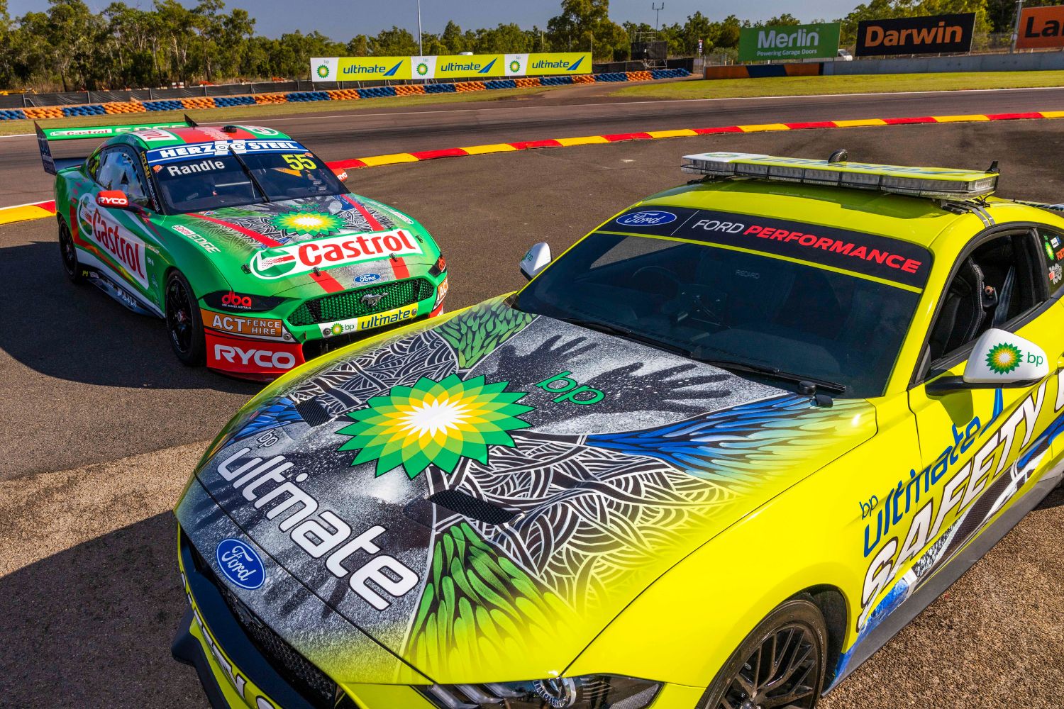 BP and Castrol unveil Indigenous liveries for Darwin Triple Crown ...