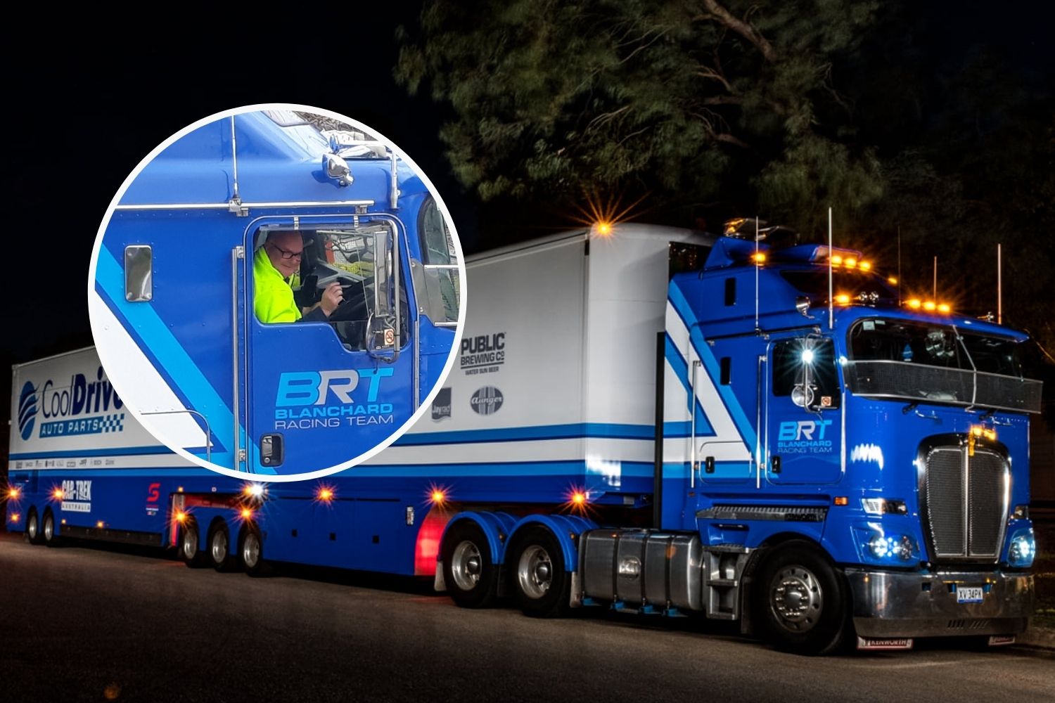 Blanchard Racing Team co-owner turns rookie transporter driver | Supercars