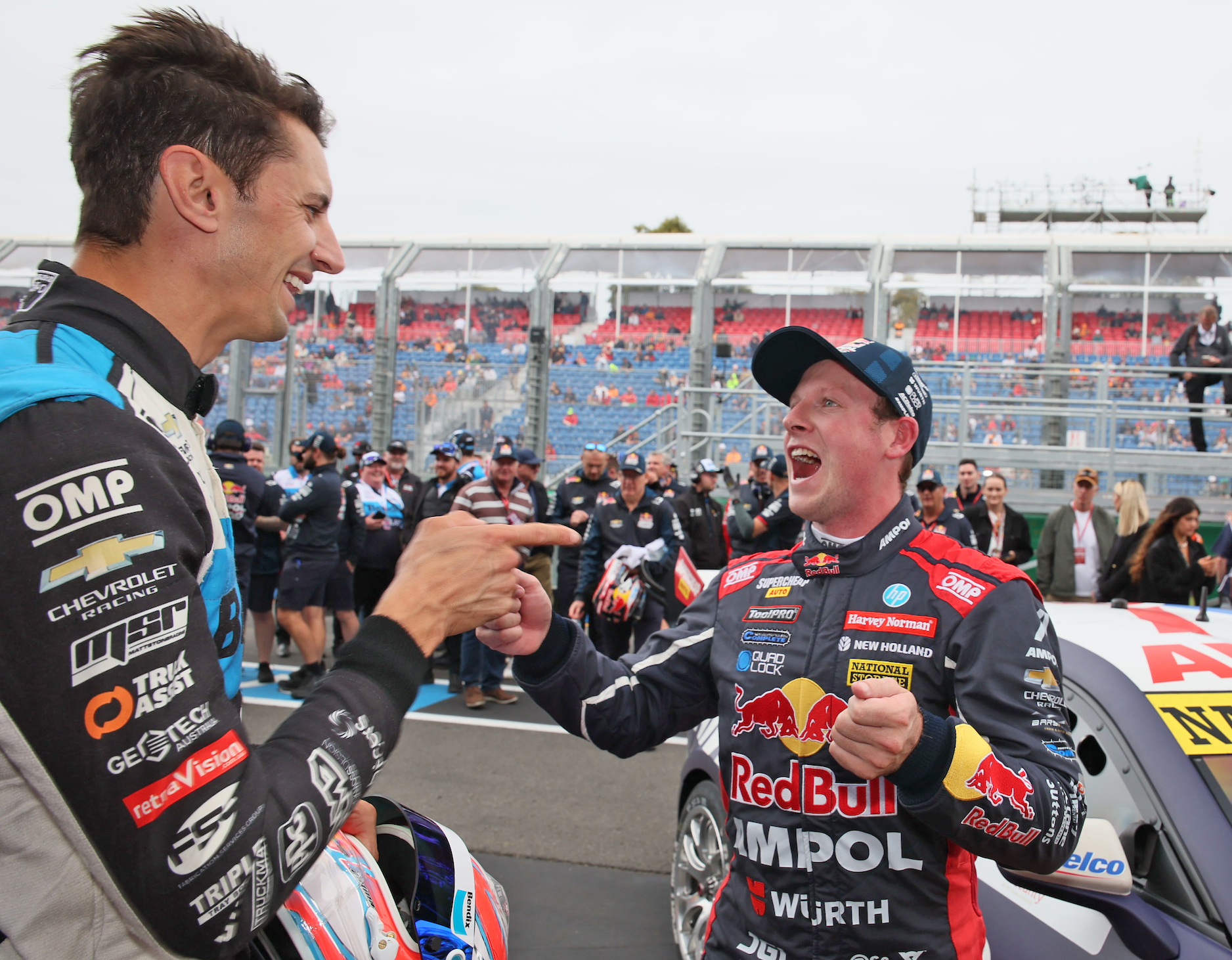 Percat recounts victory lap confusion with Brown | Supercars