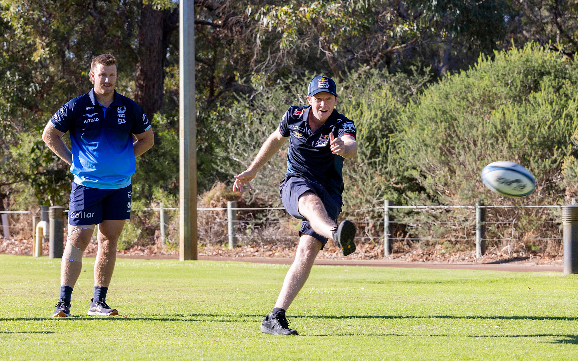 Brown reunites with Toowoomba-born rugby stars | Supercars