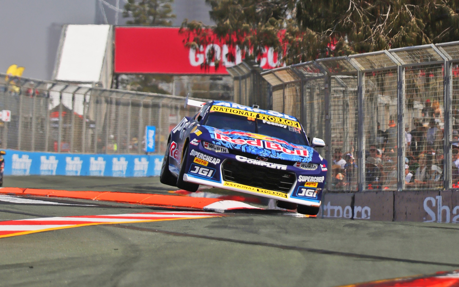 New surface leads to searing pace at 'out of control' Surfers Paradise ...