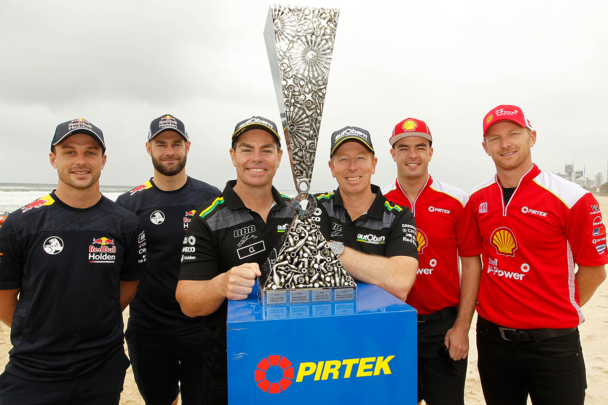 Lowndes/Richards in PIRTEK Enduro Cup box seat | Supercars