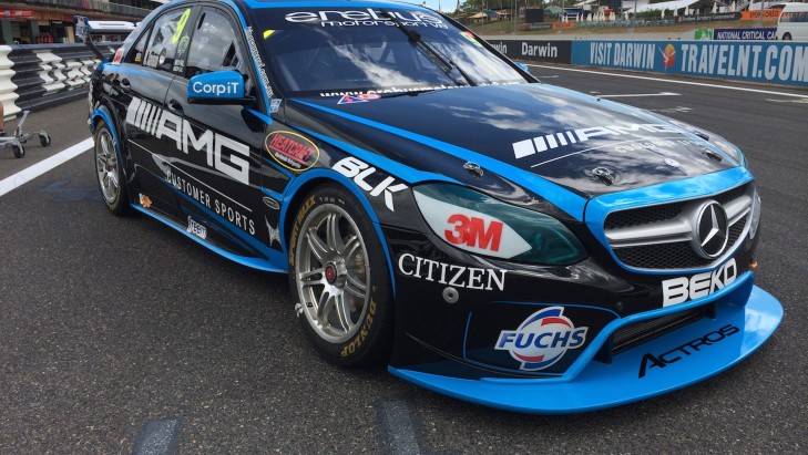 Erebus runs AMG Customer Sports branding | Supercars