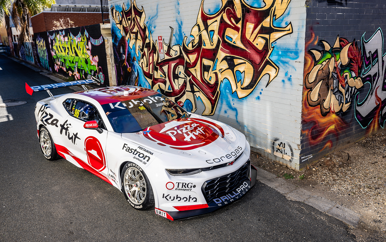 BJR delivers revised Jones Pizza Hut livery | Supercars