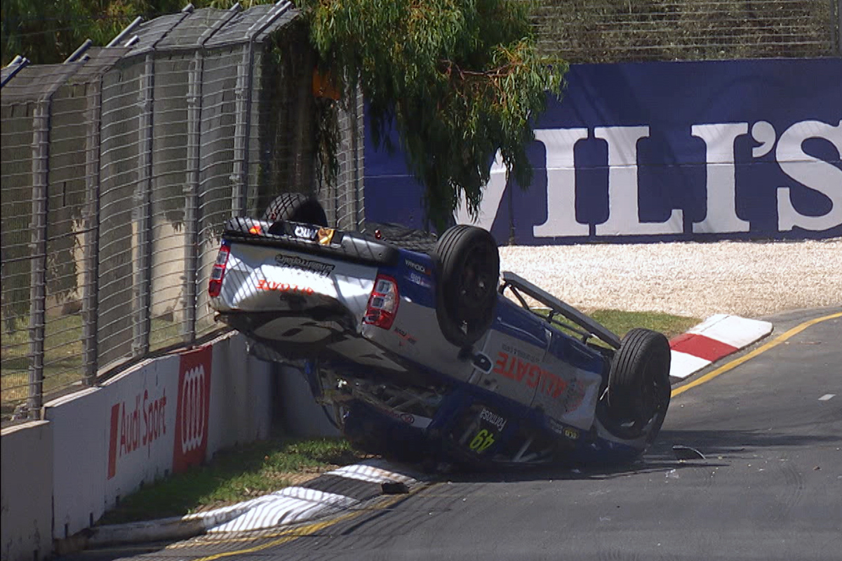 Rolled Ranger SuperUte being rebuilt | Supercars