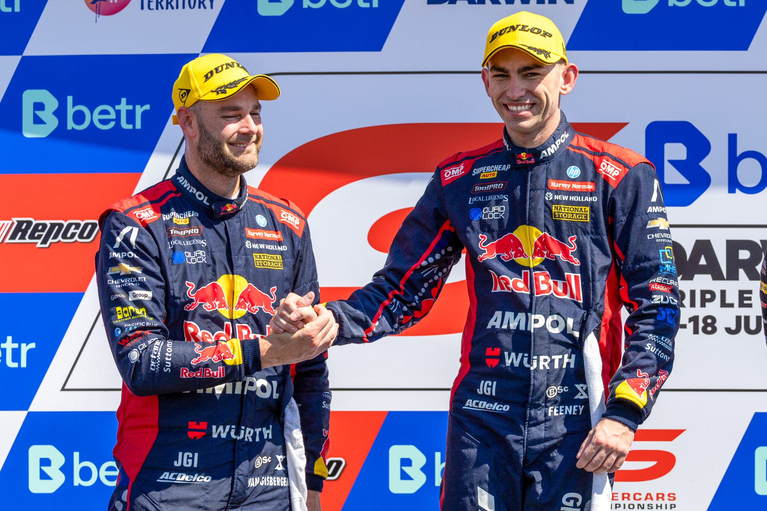Race-winning Red Bull suits to be auctioned for charity | Supercars