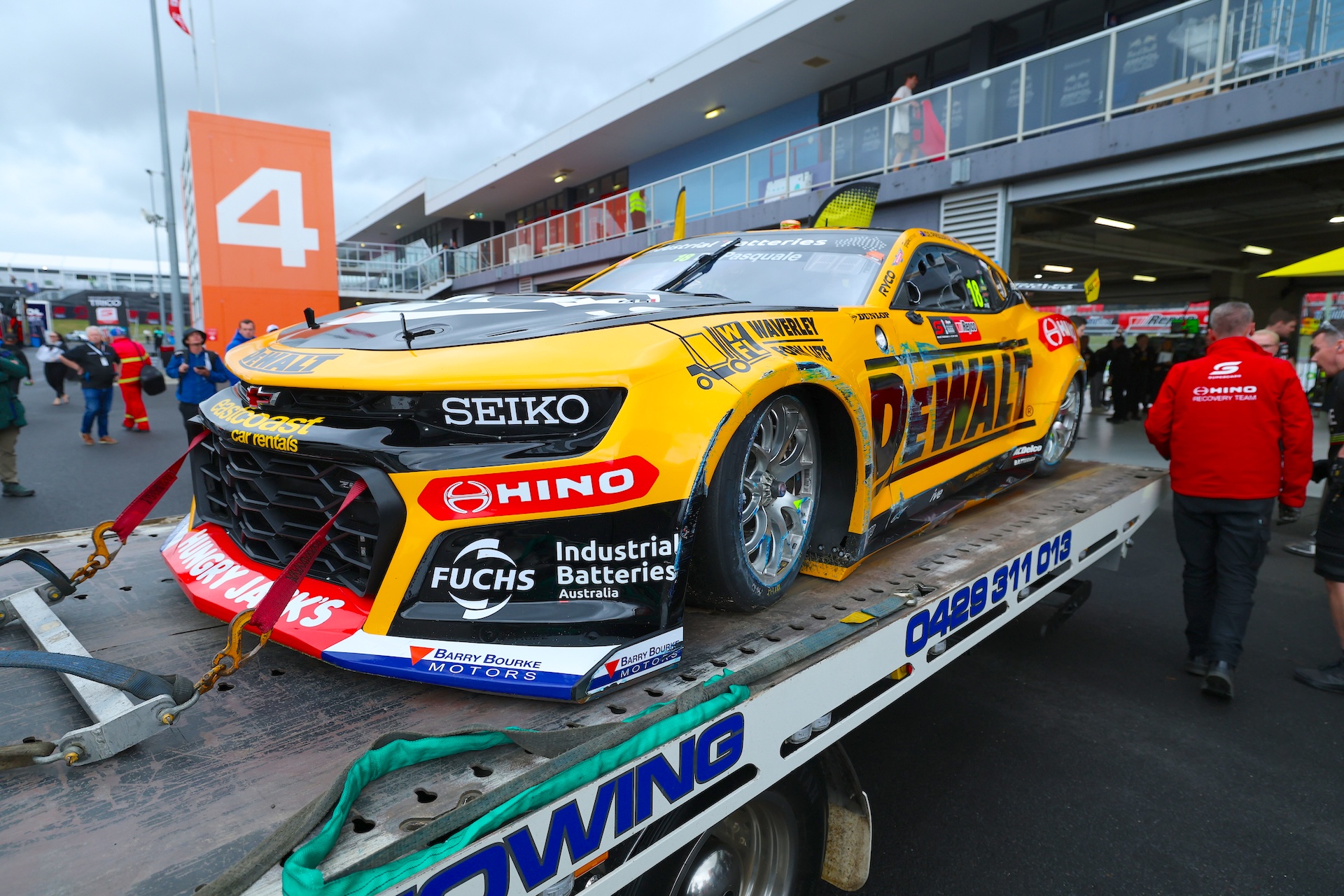 Puddle ruins rookie's maiden Bathurst run with 56g impact | Supercars